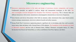 Microwave Engineering by YEASIN NEWAJ | PPT
