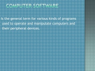 Lecture 01 concept of computer system | PPT