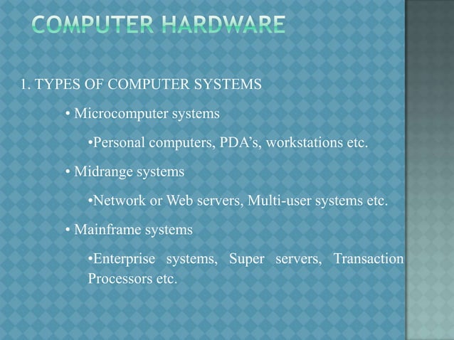 Lecture 01 concept of computer system | PPT | Free Download