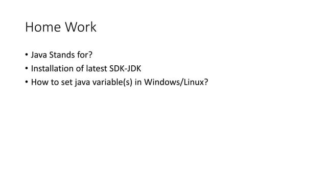 Lecture-01 _Java Introduction CS 441 Fast | PPT