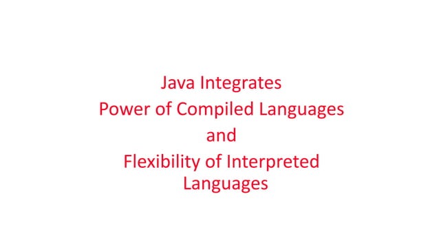 Lecture-01 _Java Introduction CS 441 Fast | PPT