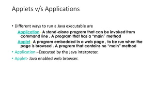 Lecture-01 _Java Introduction CS 441 Fast | PPT
