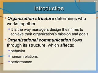 Lecture 01 organizational communication | PPT