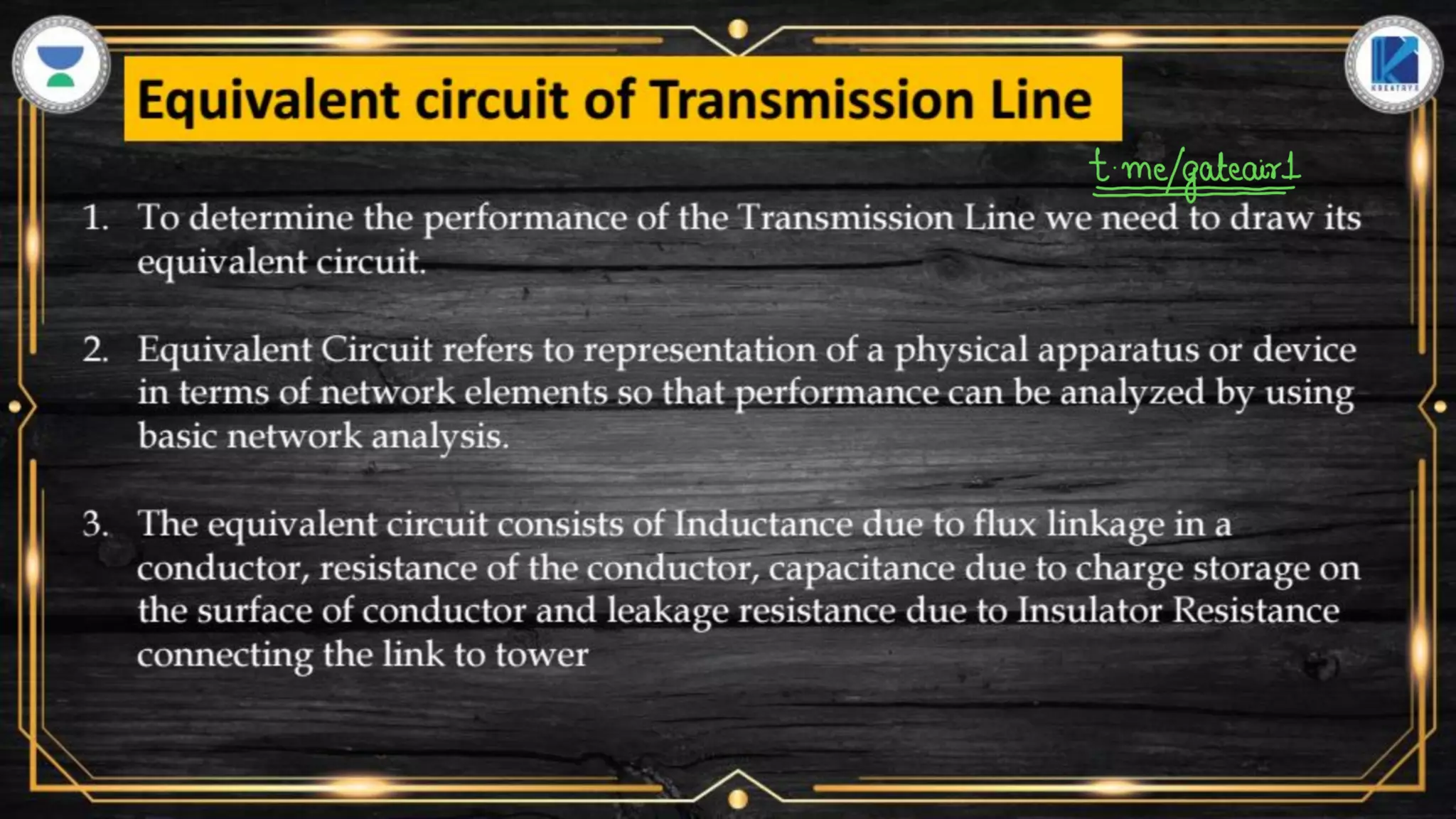 Lecture 01 Transmission Line Parameters Pdf