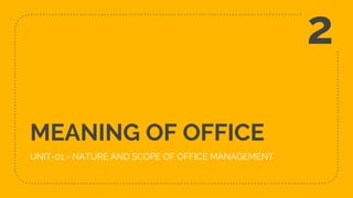 Meaning of an Office | PPTX | Technology & Computing