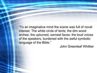 Lecture 02: The Millerites | PPT