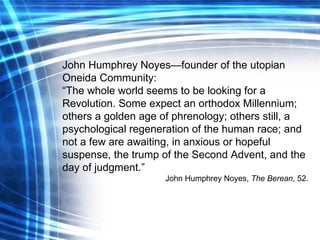 Lecture 02: The Millerites | PPT