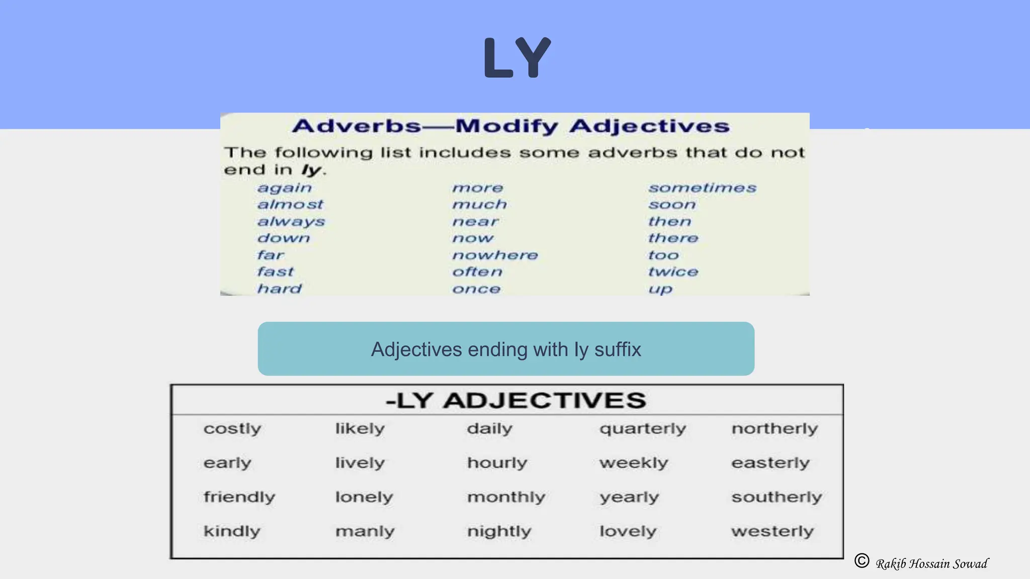 Important grammar rules of adjective and adverb | PPT