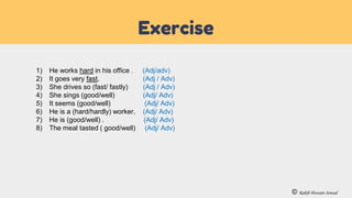 Important grammar rules of adjective and adverb | PPT