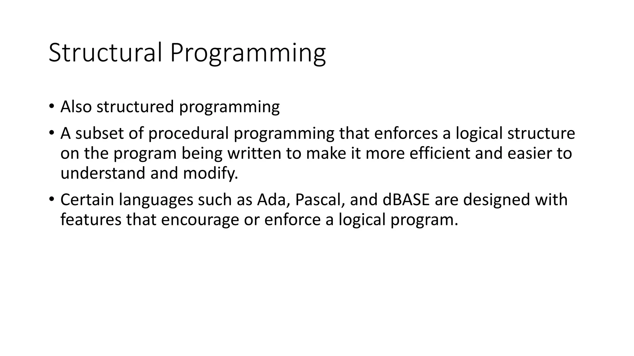 [OOP - Lec 03] Programming Paradigms | PPTX