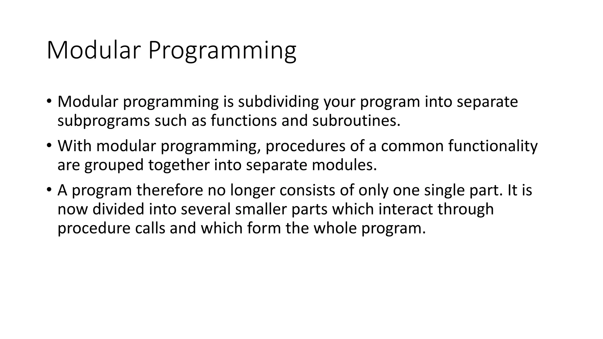 [OOP - Lec 03] Programming Paradigms | PPTX
