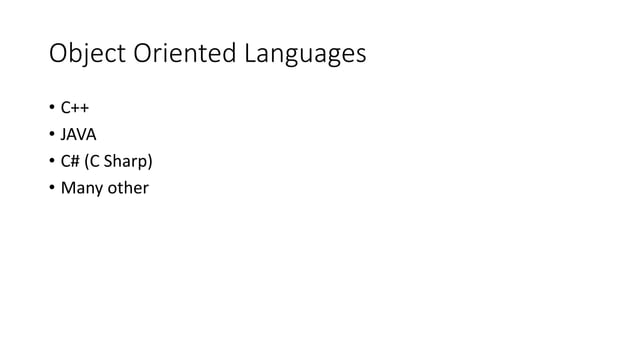 [OOP - Lec 03] Programming Paradigms | PPTX