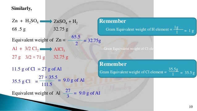 Lecture-04 Different Units of Concentration; Normality and Equivalent ...