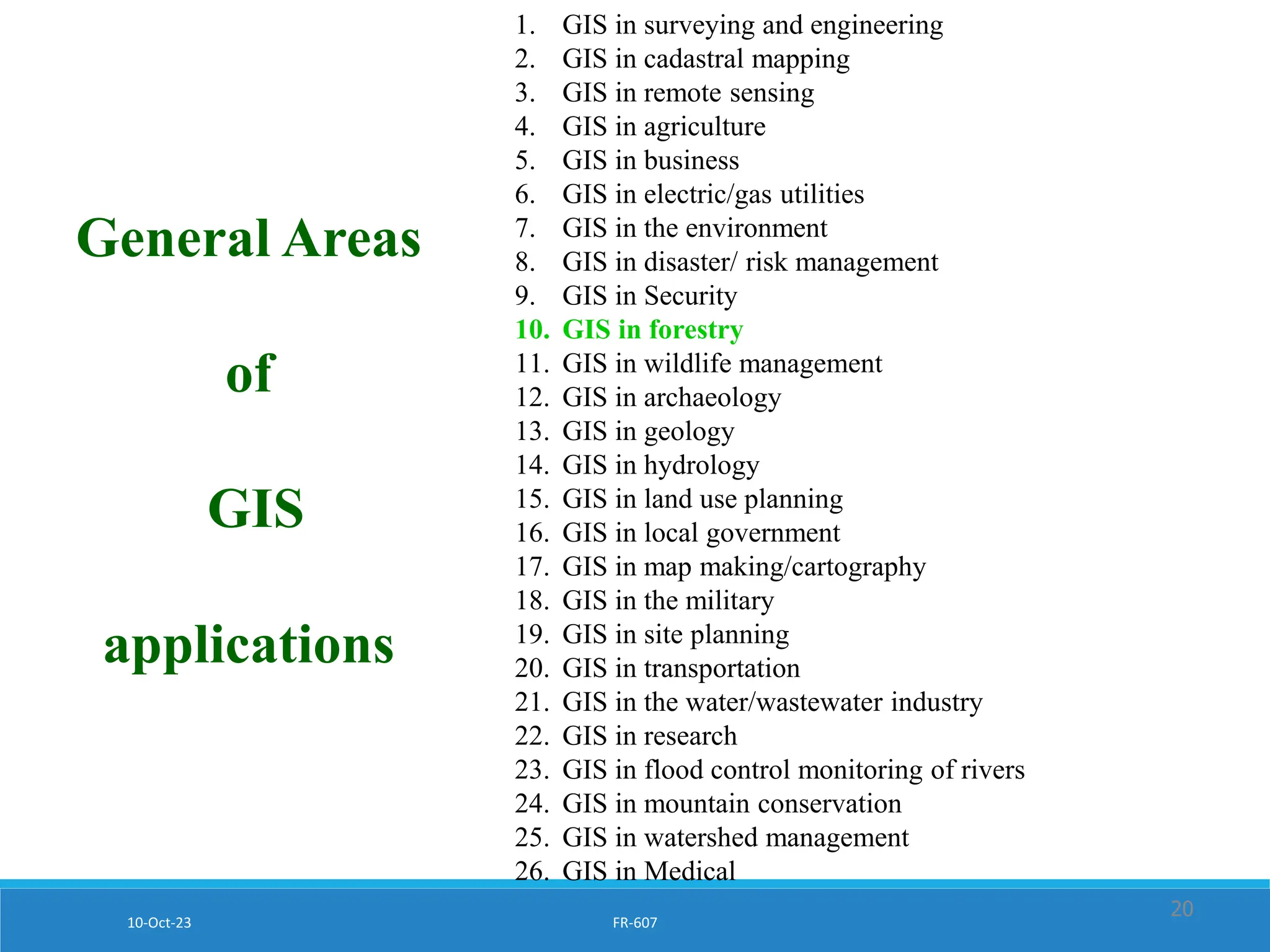 Lecture 04 Introduction To Geographic Information System Pdf