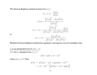 Lecture 04 newton-raphson, secant method etc | PDF