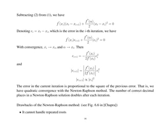 Lecture 04 newton-raphson, secant method etc | PDF