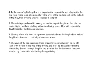 Lecture-04 Piles.pptx | Civil Engineering Industry | Industries
