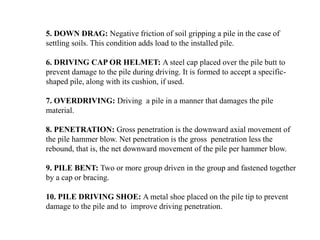 Lecture-04 Piles.pptx | Civil Engineering Industry | Industries