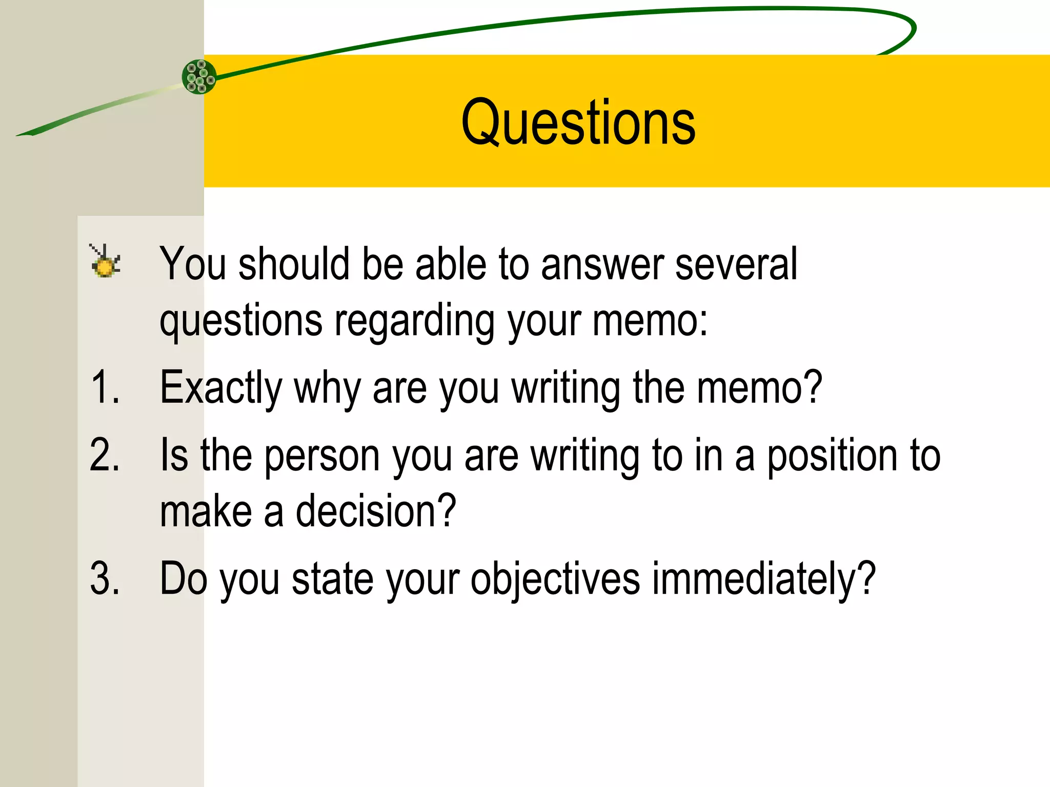 Lecture 04 writing a memorandum | PPT