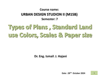 Lecture-05-Types of Plans, Standard Colors & Scale with Paper Size 28 ...