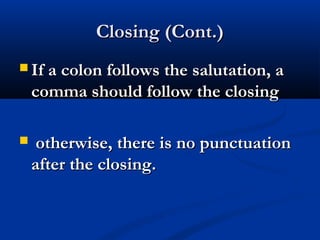 Lecture 05 business letter with sample | PPT