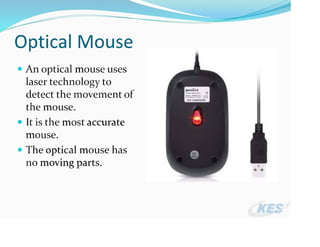 Lecture-05(Mouse Tecnology).pptx.pdf on Computer peripheral | PPT