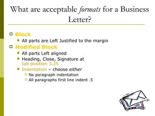 Lecture 05 writing a business letter | PPT