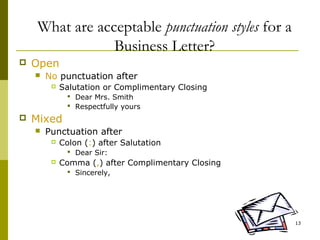 Lecture 05 writing a business letter | PPT