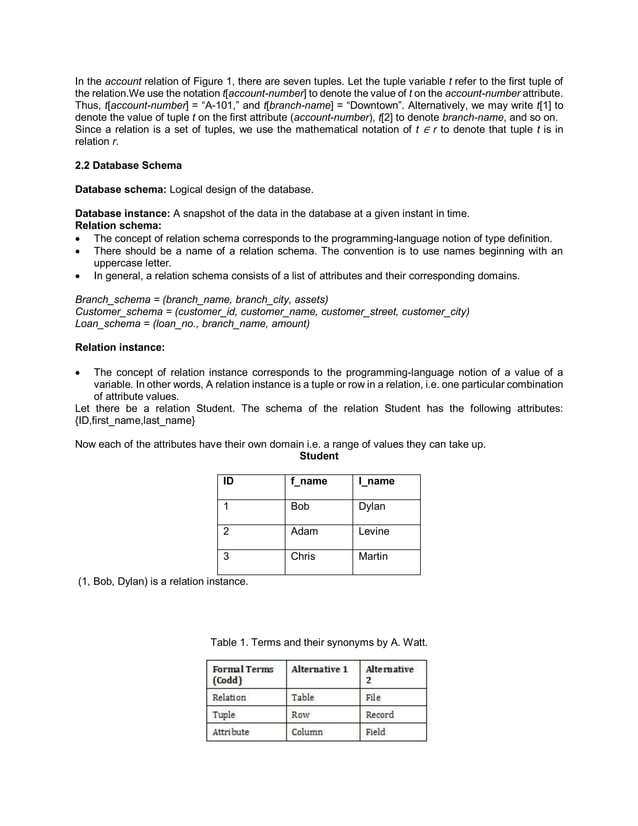 Relational Model | PDF