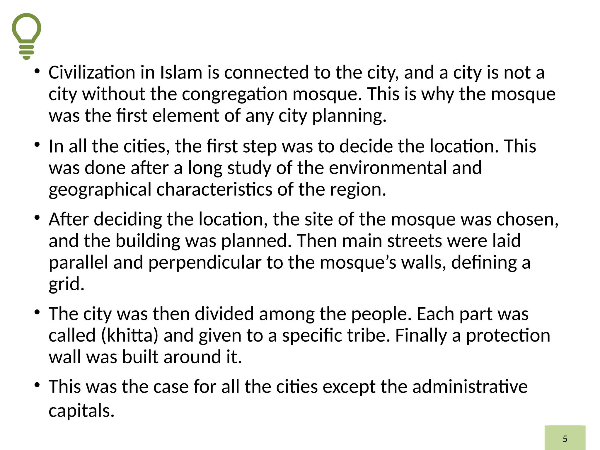 Lecture-06-Islamic Cities and Urbanism.pptx