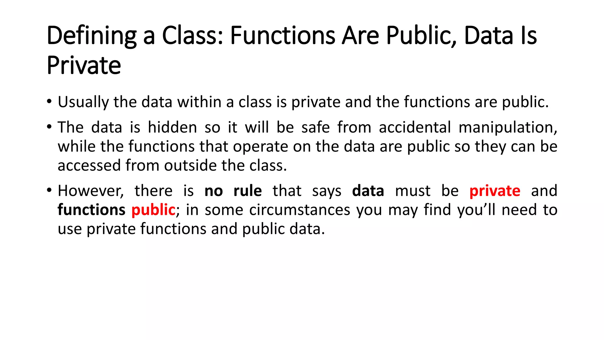 Oop Lec 06 Classes And Objects Pptx Programming Languages 2536