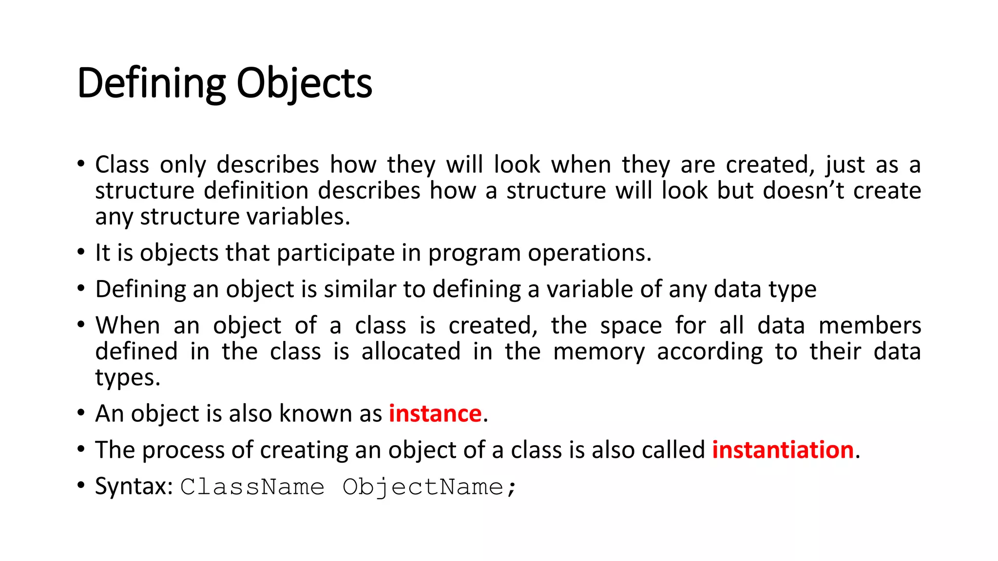 Oop Lec 06 Classes And Objects Ppt 6523