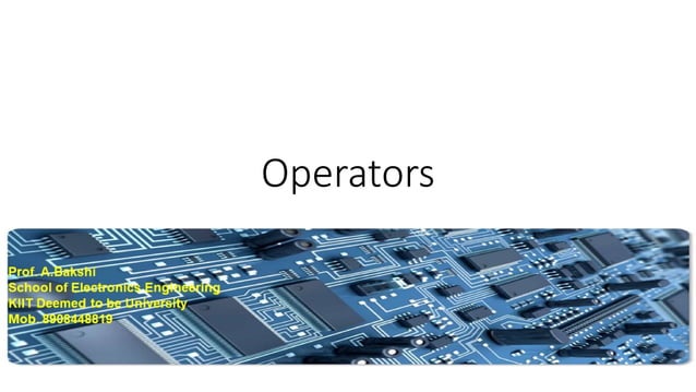 Lecture-06 Operators.pdf Lecture-06 Operators.pdf