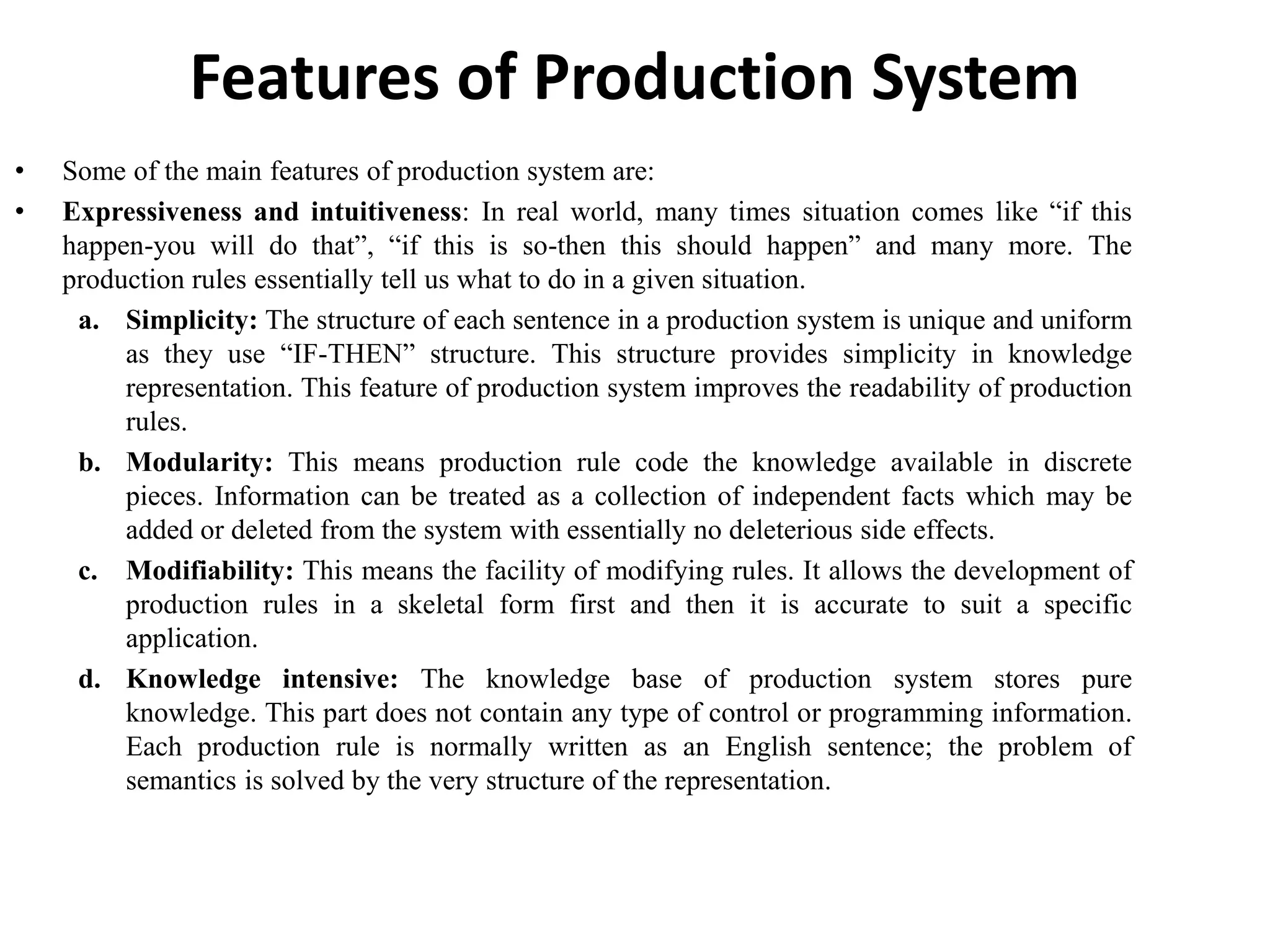Lecture 06 production system | PPTX