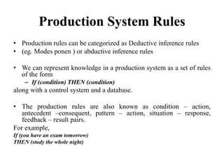 Lecture 06 production system | PPTX