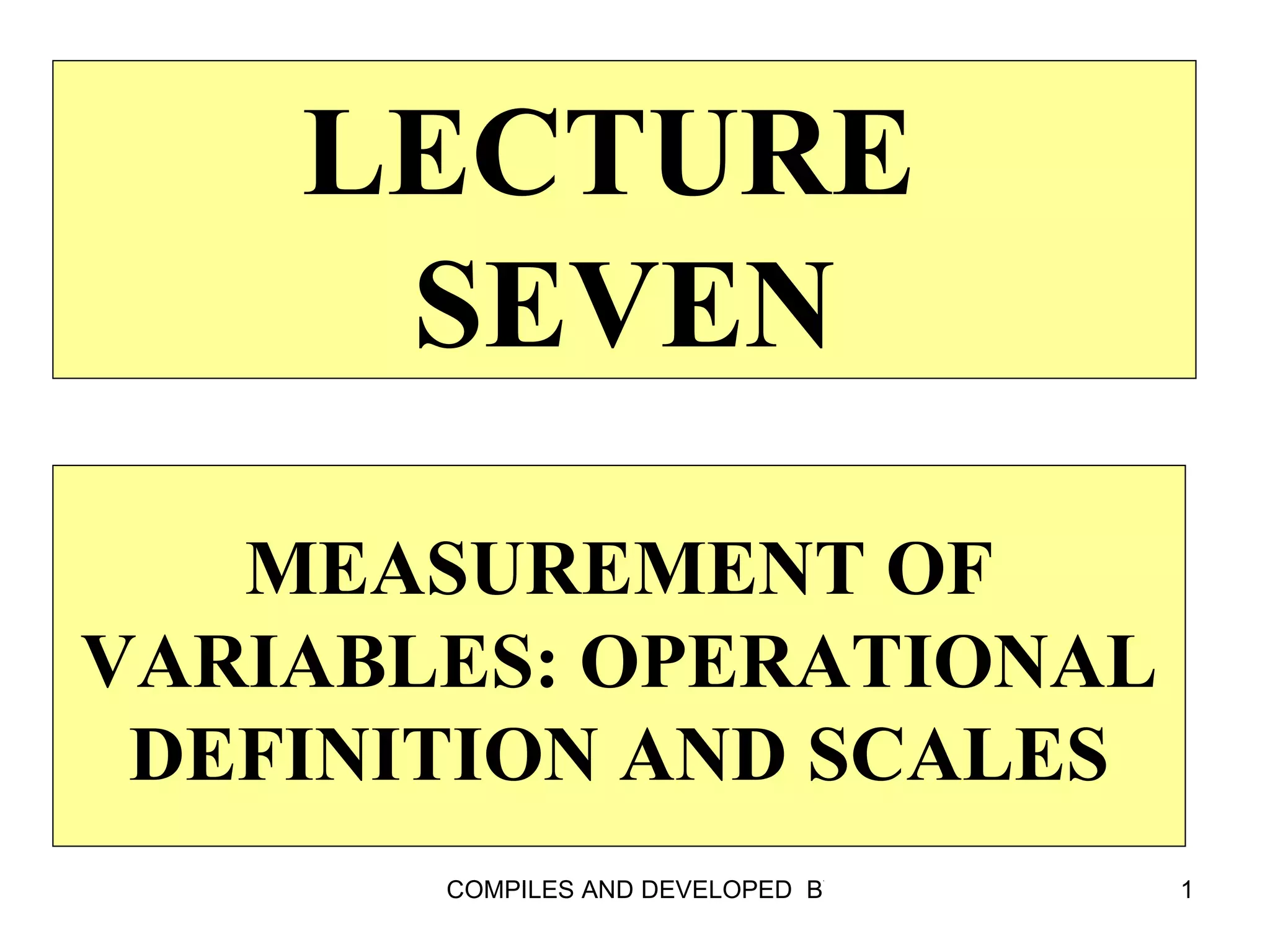 Lecture 07 | PPT