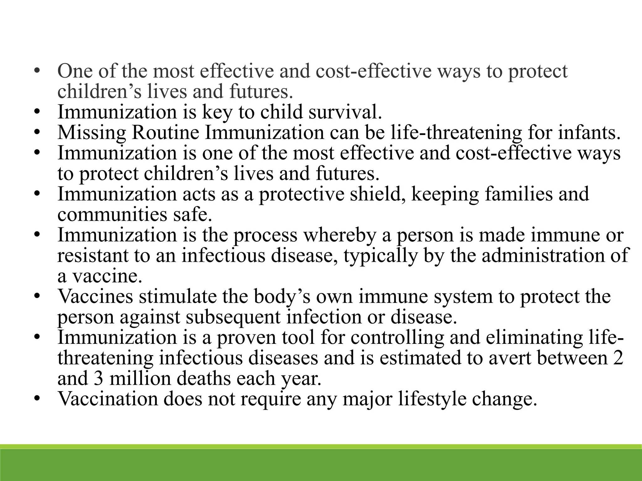 Lecture 07. Childhood Immunization | PPTX