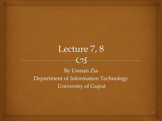 Information Security Lecture 7 And 8 Pptx