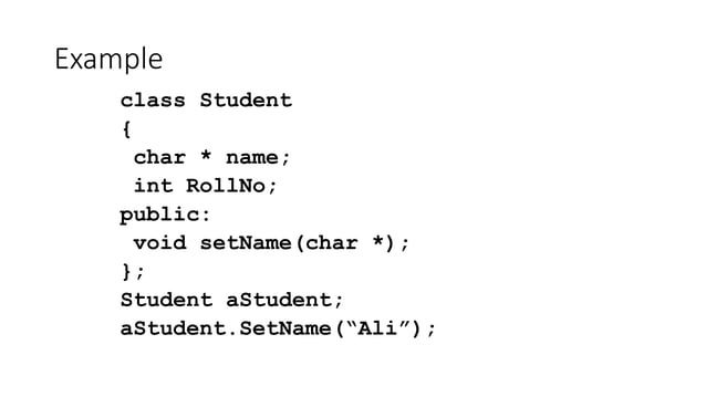 [OOP - Lec 07] Access Specifiers | PPTX