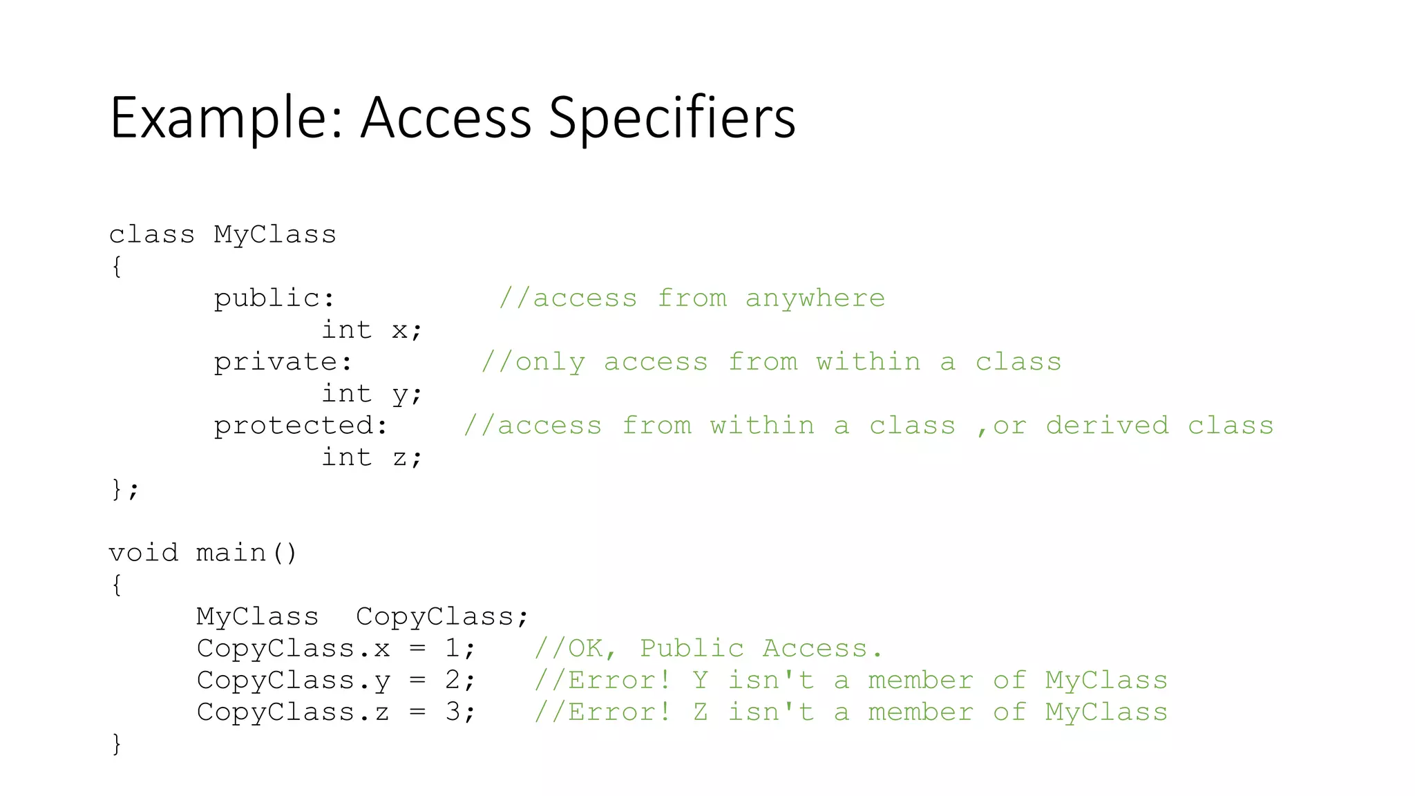 [OOP - Lec 08] Encapsulation (Information Hiding) | PPTX