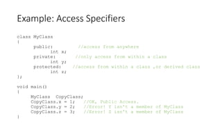[OOP - Lec 08] Encapsulation (Information Hiding) | PPTX