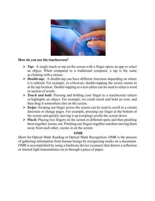 Input devices of computer | PDF