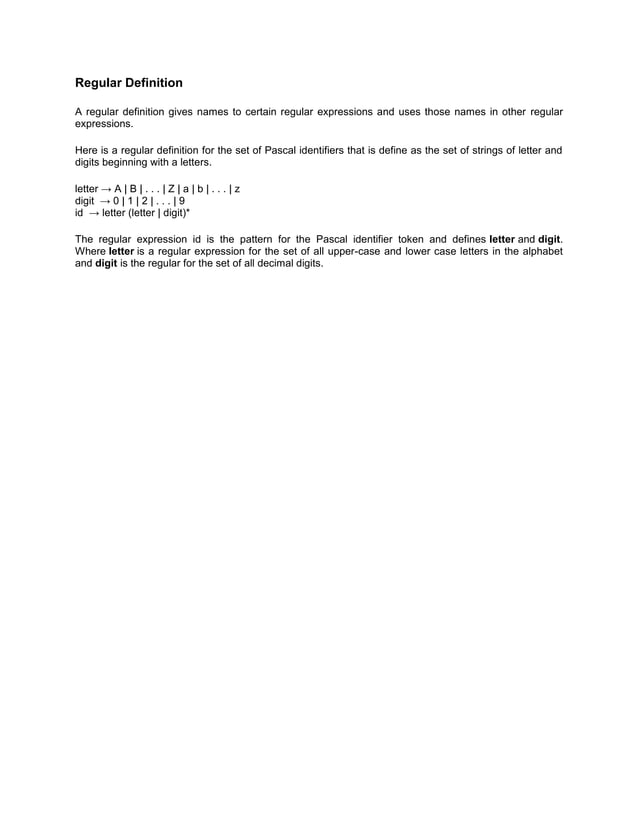 Regular Expression | PDF