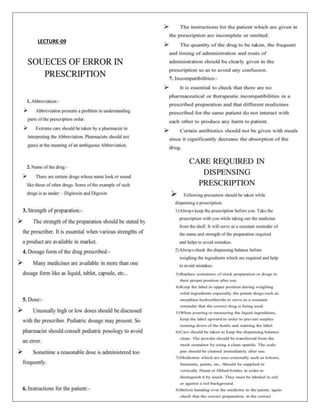 LECTURE 09 - Key Concepts | PDF