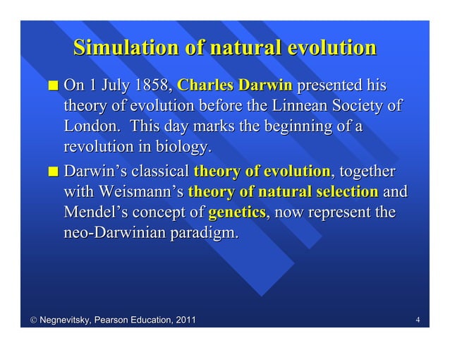 Lecture 09 Evolutionary Computation Genetic Algorithms Pdf