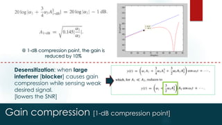 RF Microelectronics - Basic concepts - nonlinearity | PPTX