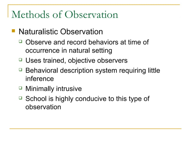 Introduction: What is Observation? | PPT | Parenting Babies and ...
