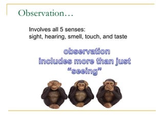 Introduction: What is Observation? | PPT