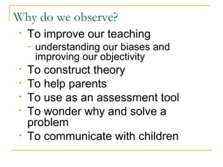 Introduction: What is Observation? | PPT