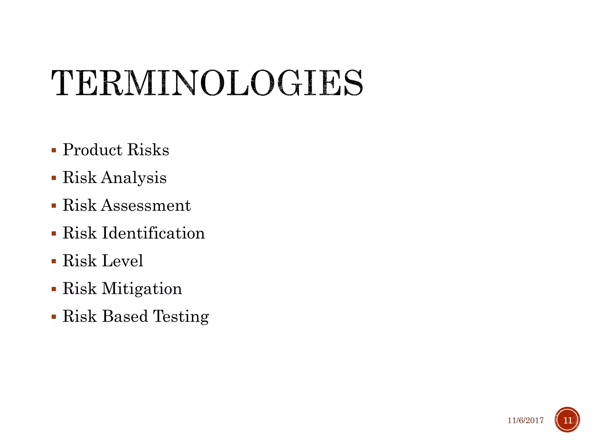 Technical Test Analyst - Introduction | PPTX